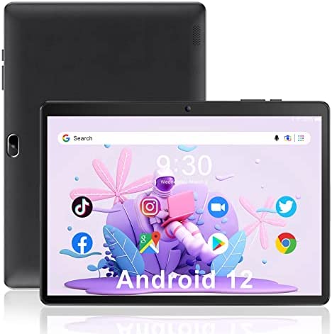 Semeakoko Android Tablet 10 inch, Android 12 Tablet for Kids, 10.1''IPS ...